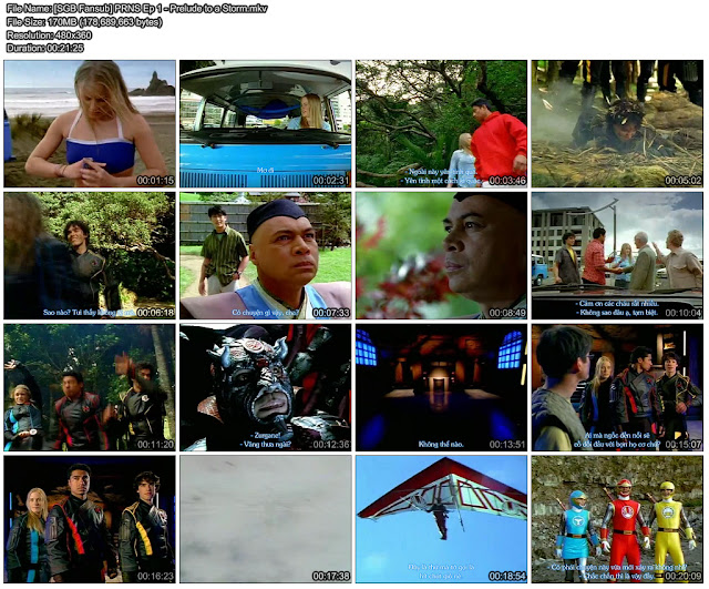 [Vietsub] Power Rangers Ninja Storm Episode 1